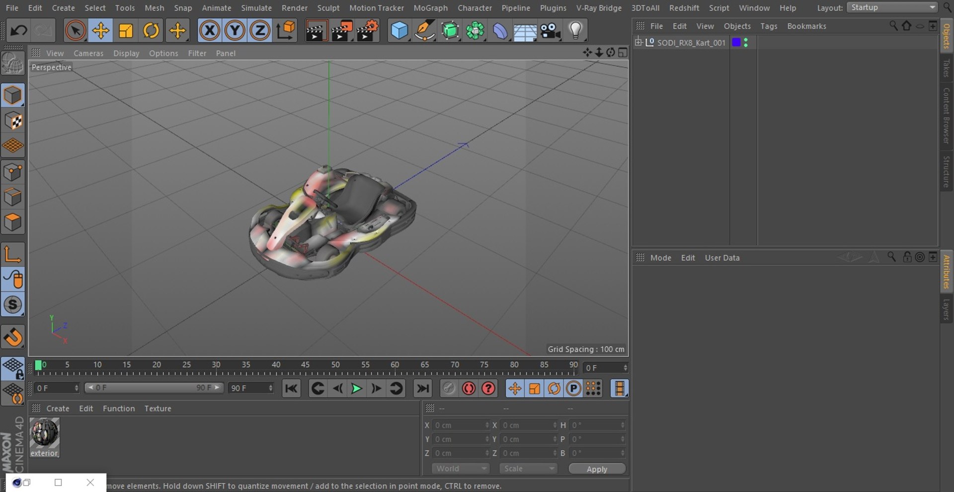 SODI RX8 Kart model - TurboSquid 1926604