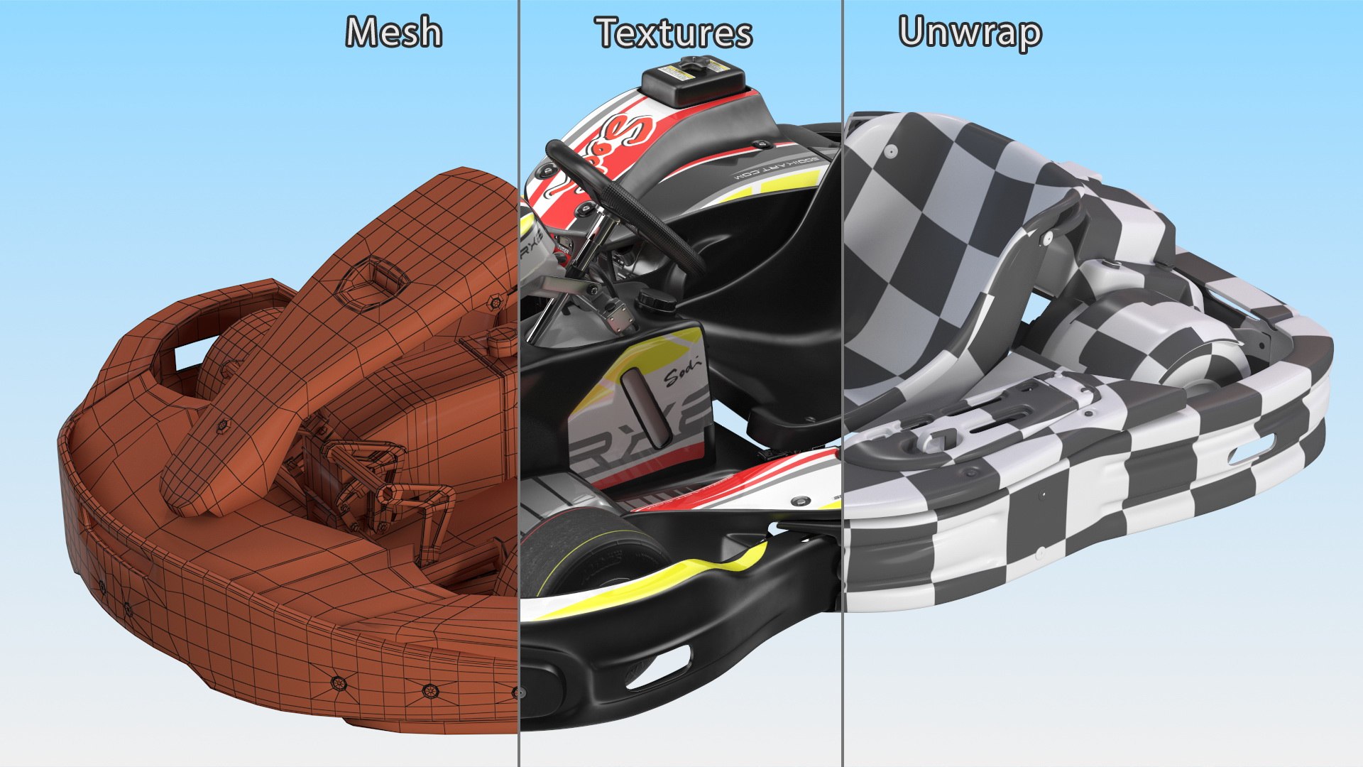SODI RX8 Kart model - TurboSquid 1926604