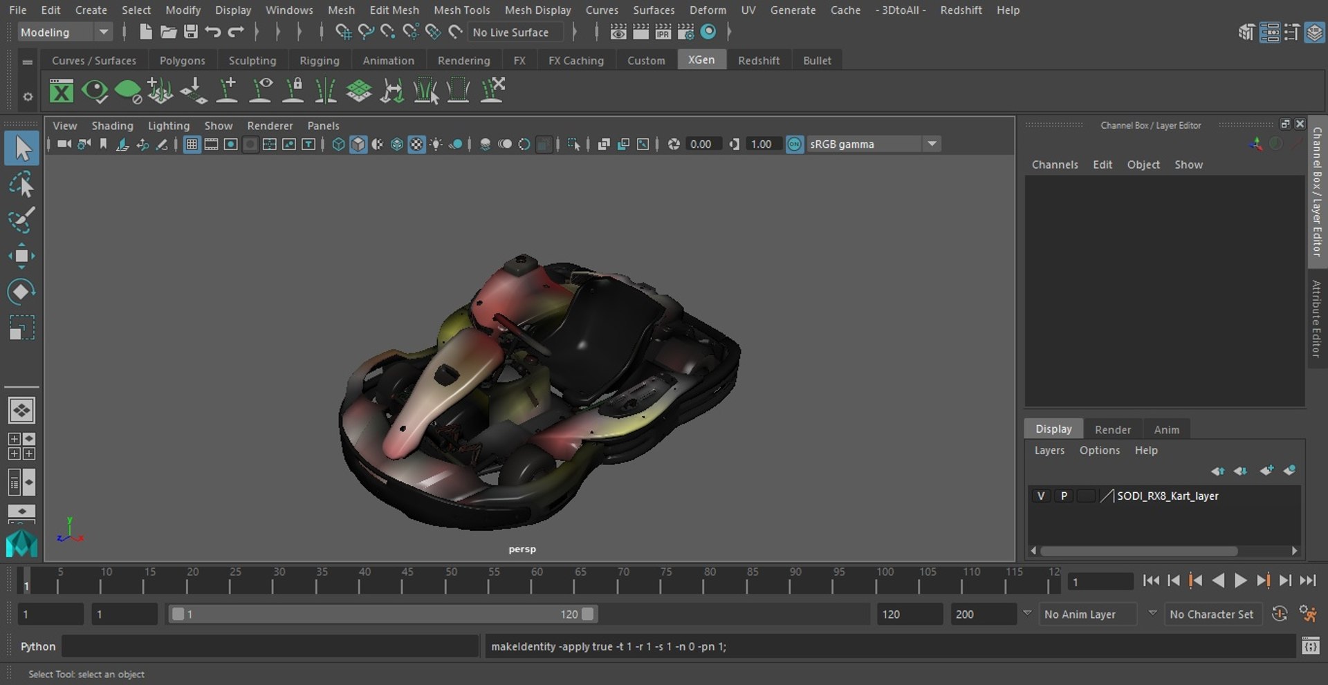 SODI RX8 Kart model - TurboSquid 1926604