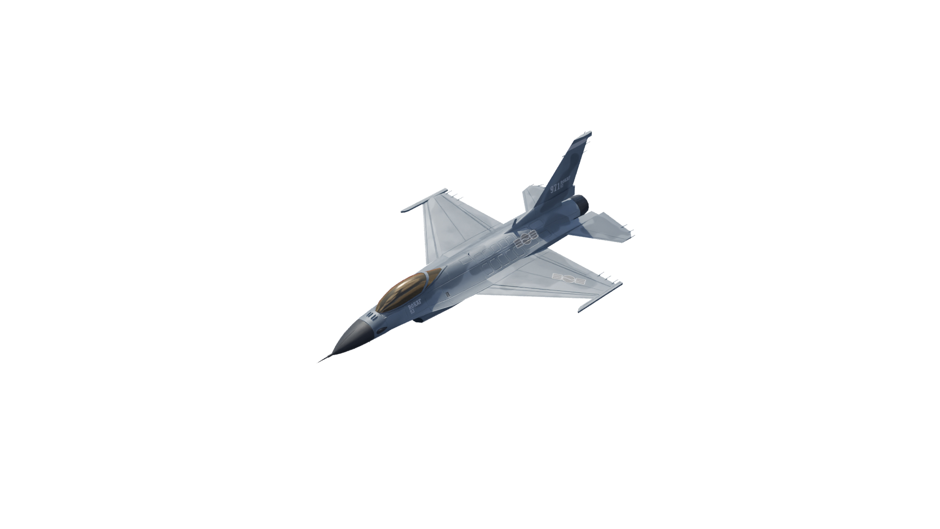 KF-16 3D Model - TurboSquid 2213200