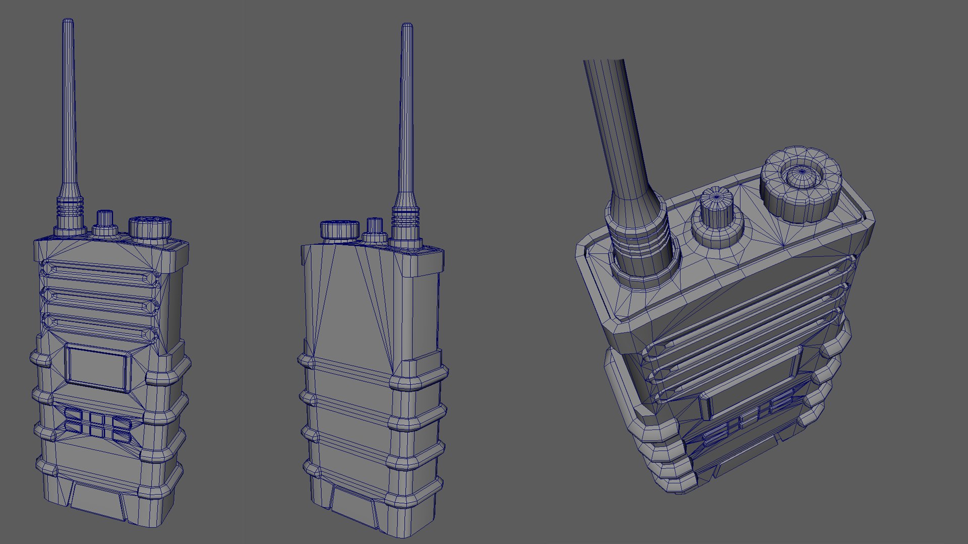 Handheld Radio 3D Model - TurboSquid 2373654