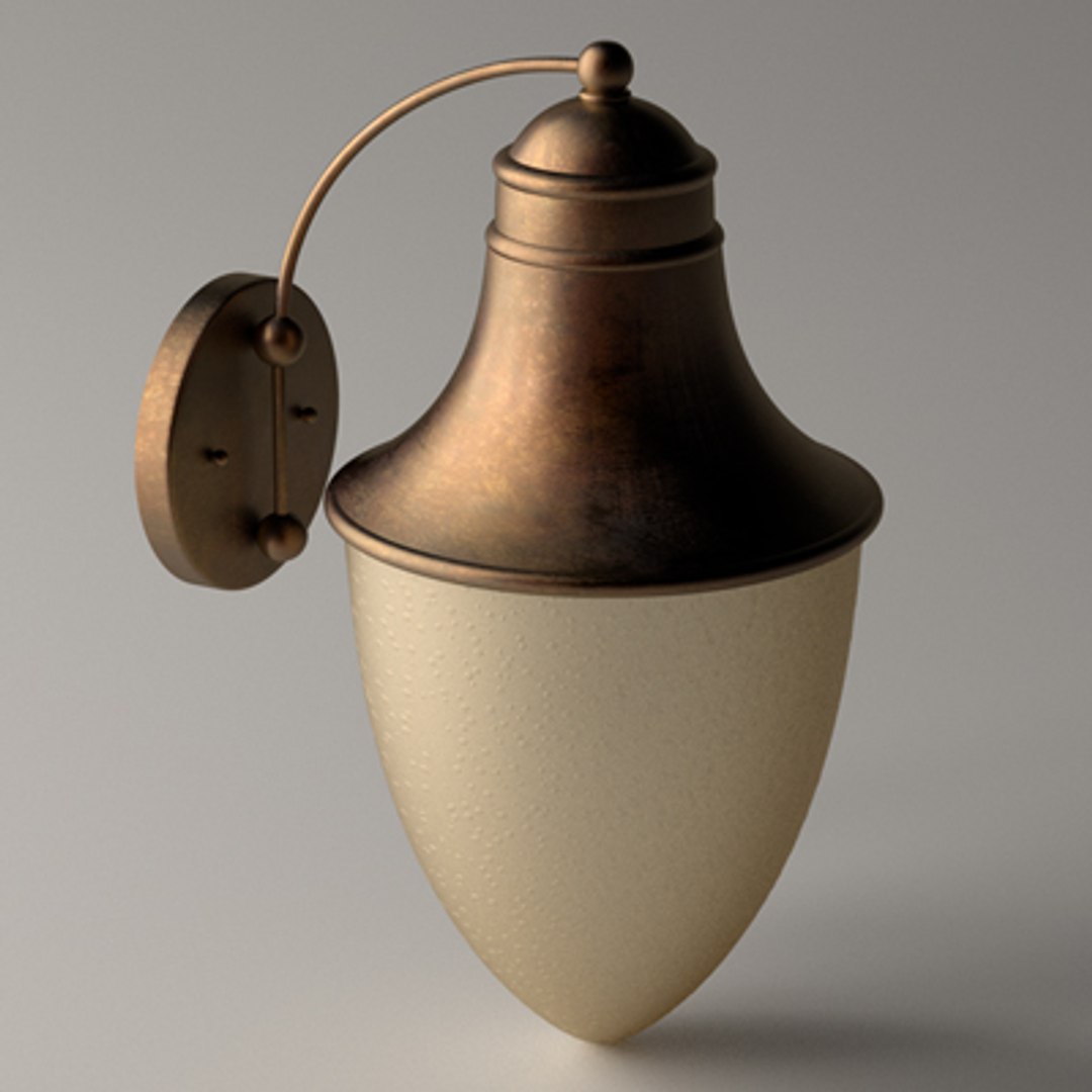 3d model of light fixture