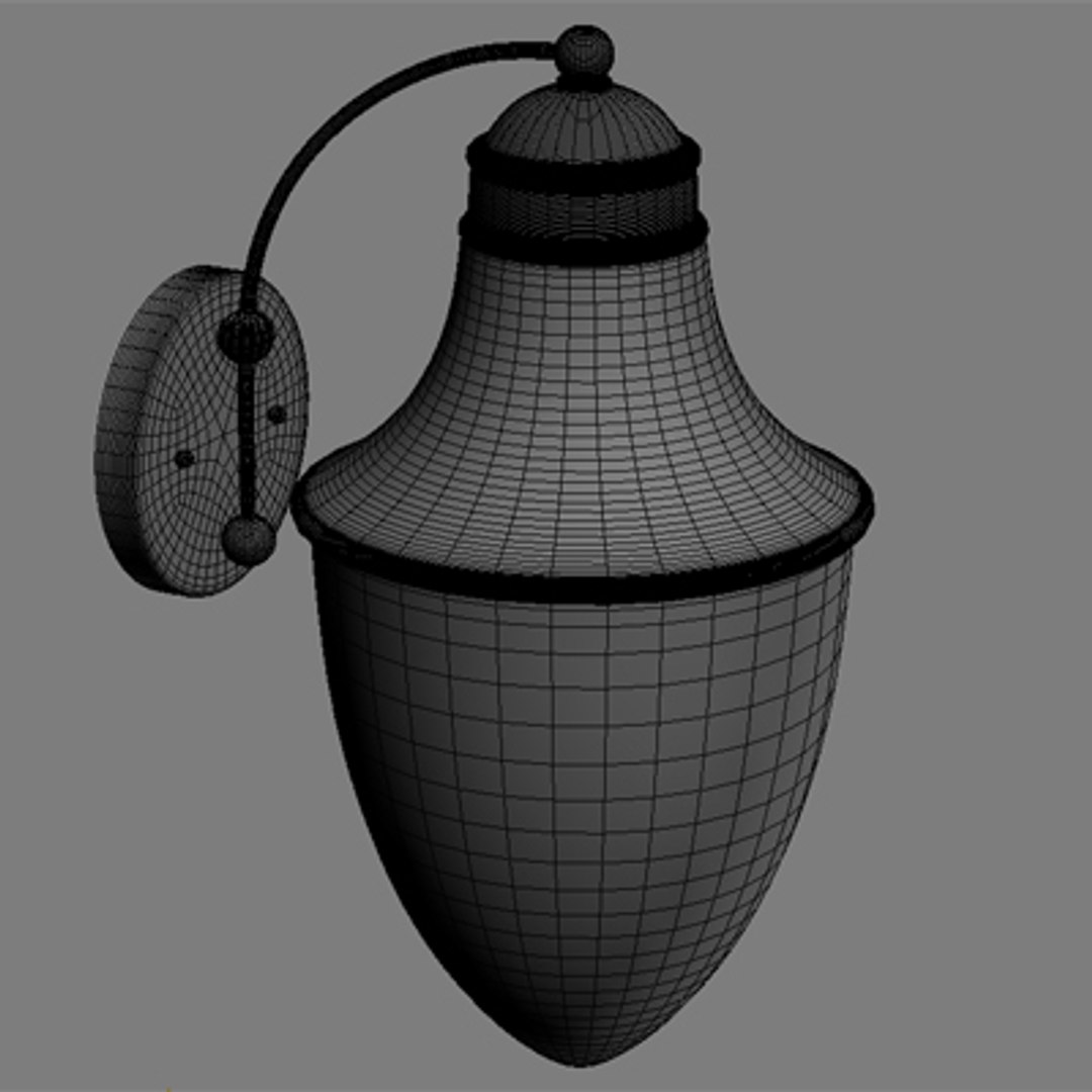 3d model of light fixture