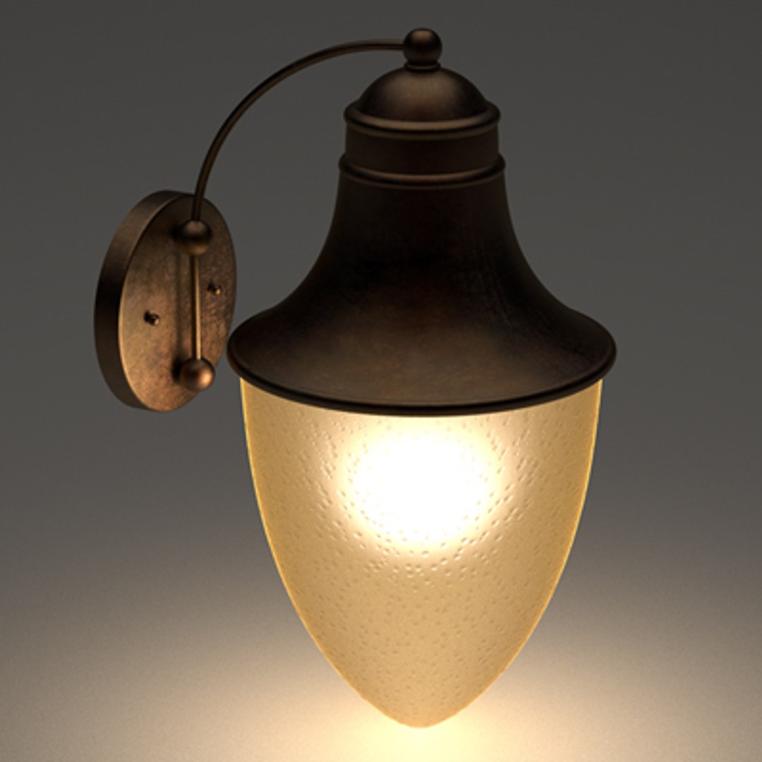 3d model of light fixture