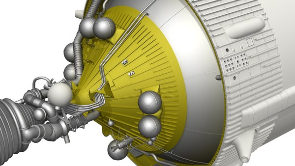 3D saturn v s-ivb stage - TurboSquid 1552240