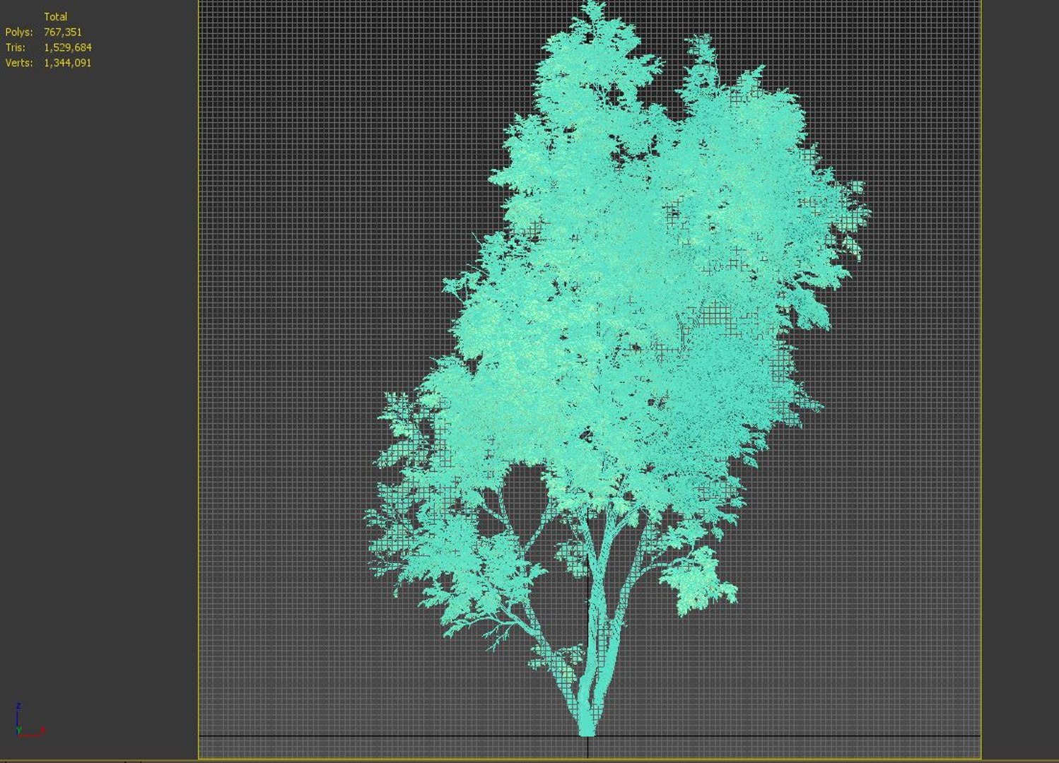 Autumn American beech 3D model - TurboSquid 1937764