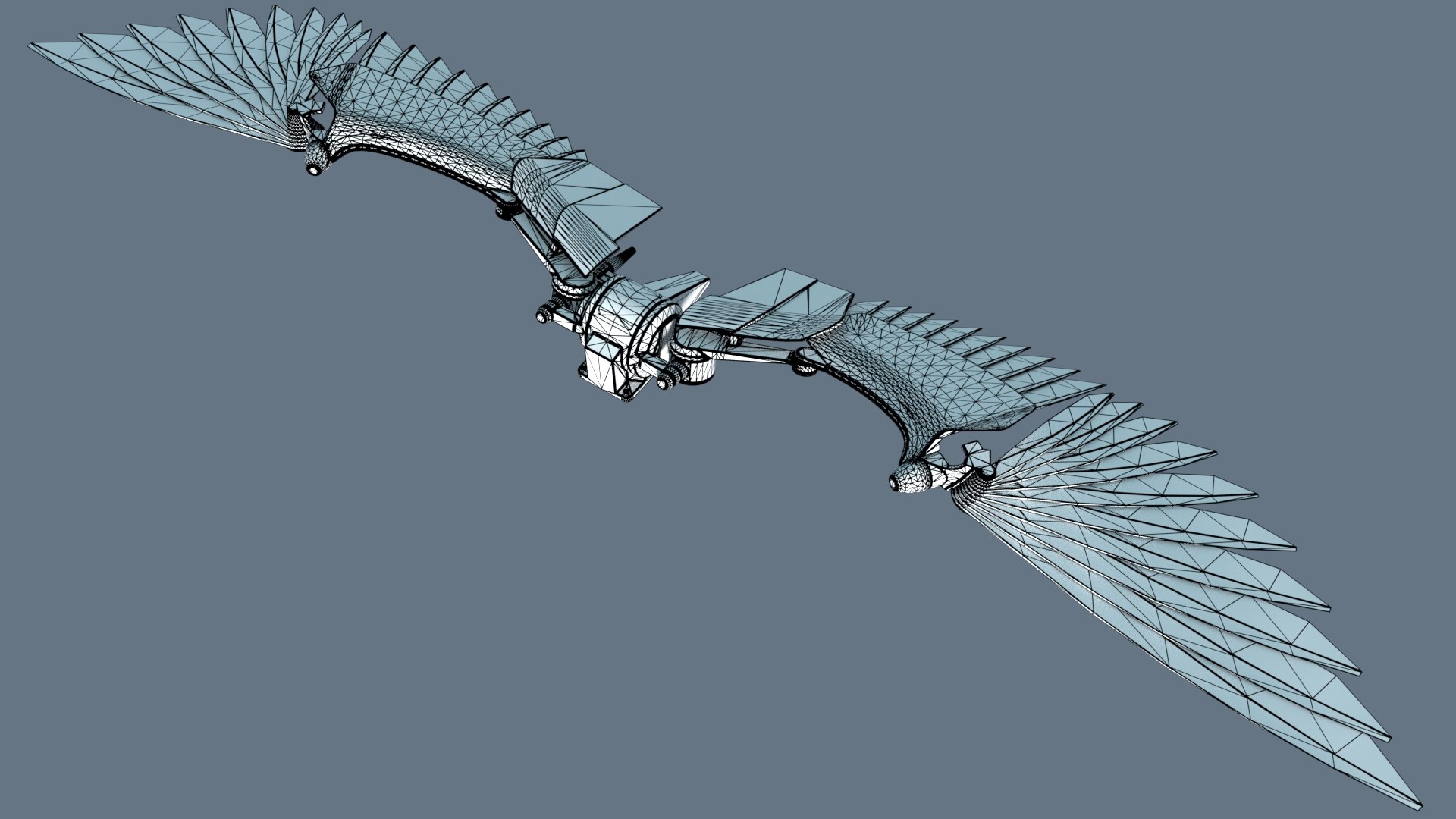 3D Animated Robot Wings - TurboSquid 2482071