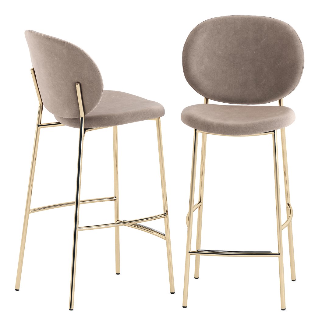 3D Model Ines Bar Stool - TurboSquid 1997829