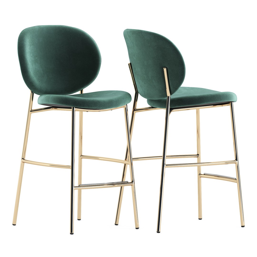 3D Model Ines Bar Stool - TurboSquid 1997829