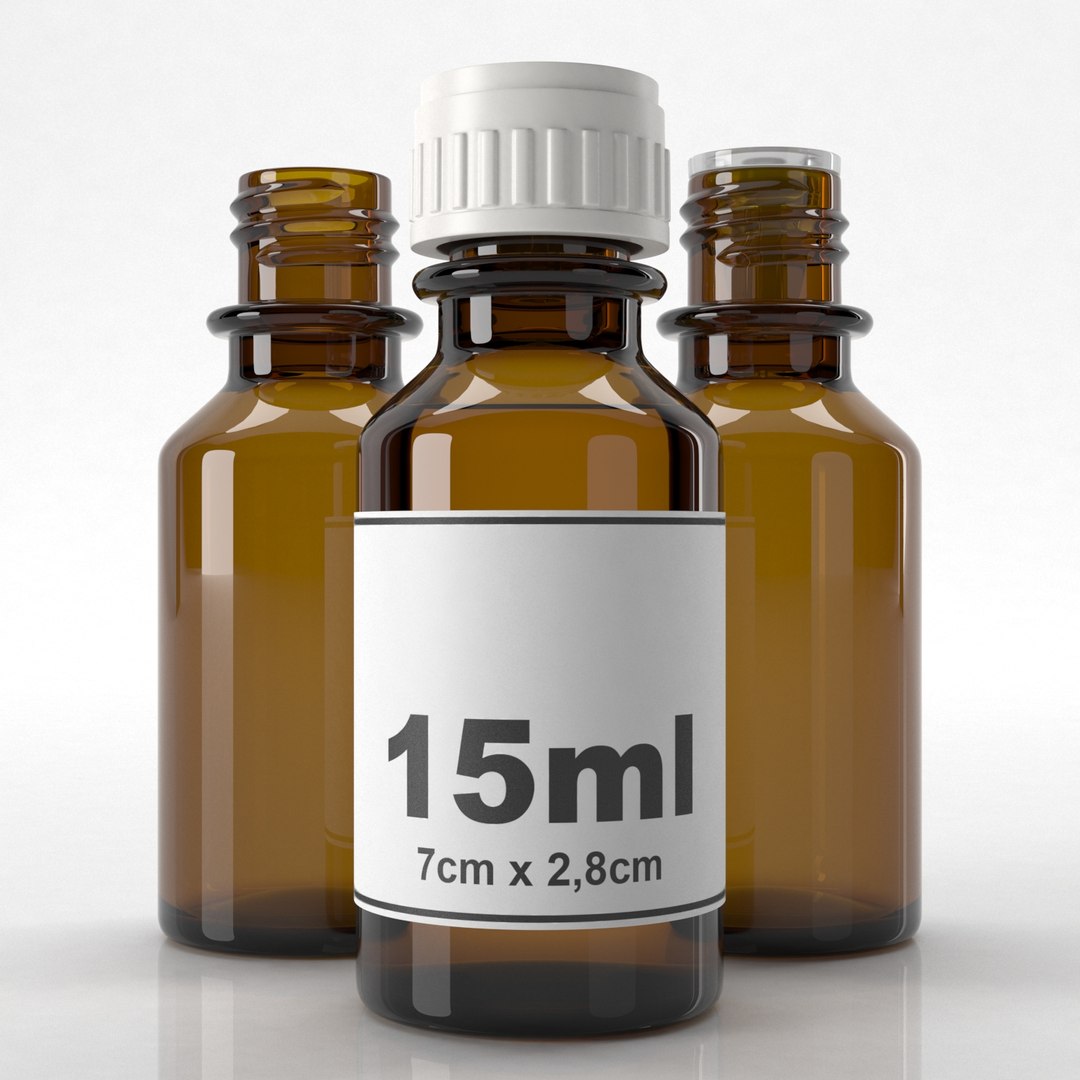 3D 15ml Bottle Model - TurboSquid 1246037