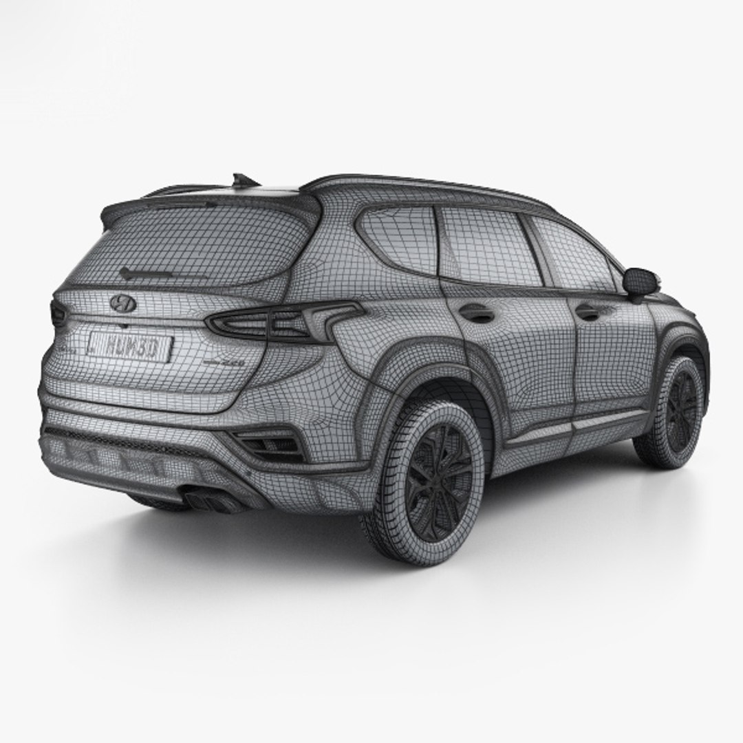 Hyundai Santa Fe 3D Model - TurboSquid 1407315