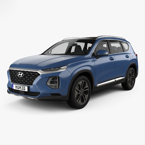 Hyundai santa fe 3D model - TurboSquid 1407315