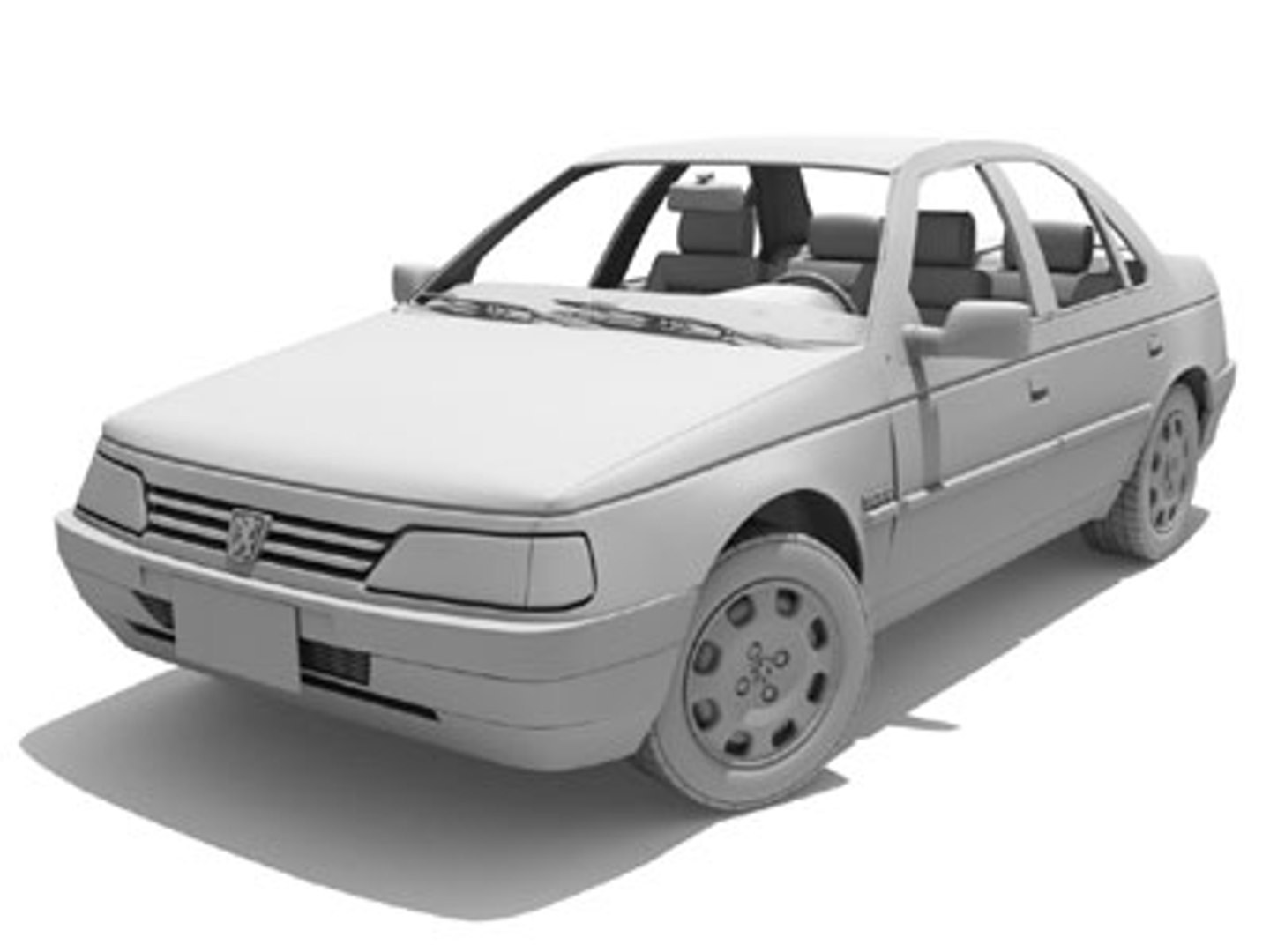 Peugeot 405 3d Model