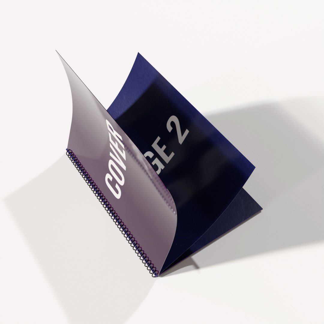 3D Spiral Booklet In Blender - TurboSquid 1857809