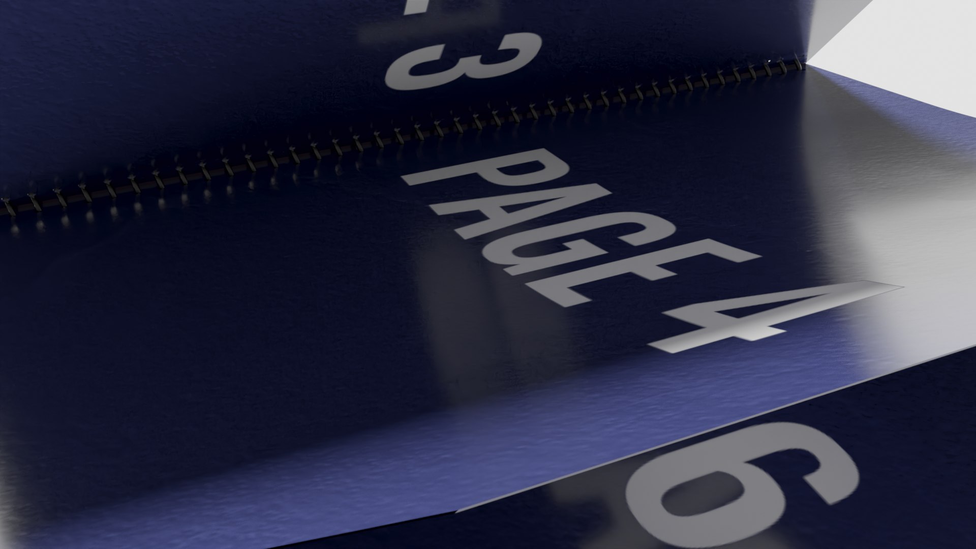 3D Spiral Booklet In Blender - TurboSquid 1857809