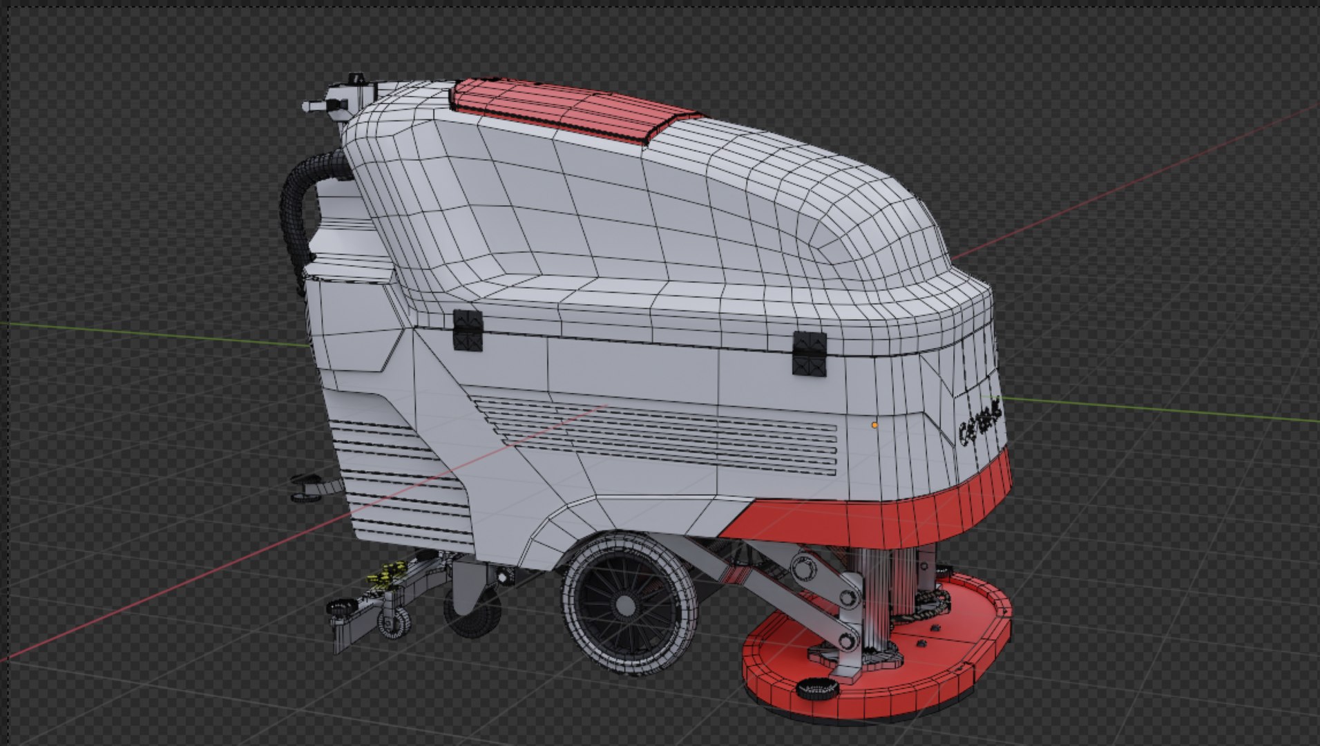 Floor Scrubber 3D Model - TurboSquid 1820709