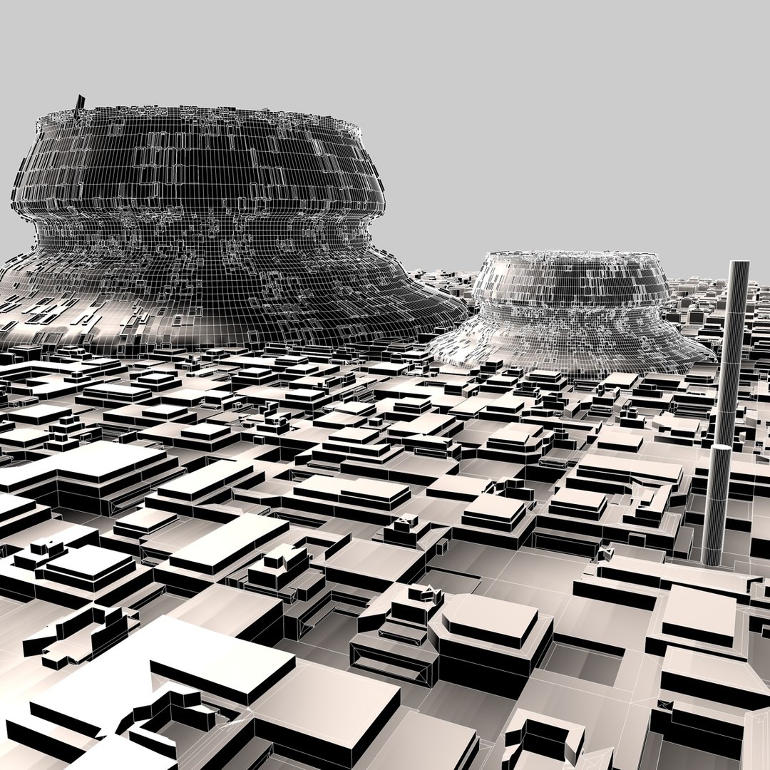 3d simple greeble model