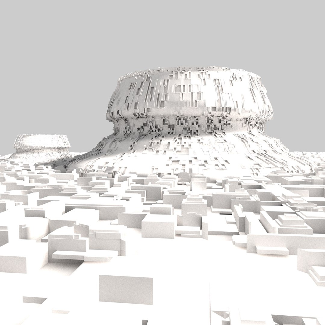 3d simple greeble model