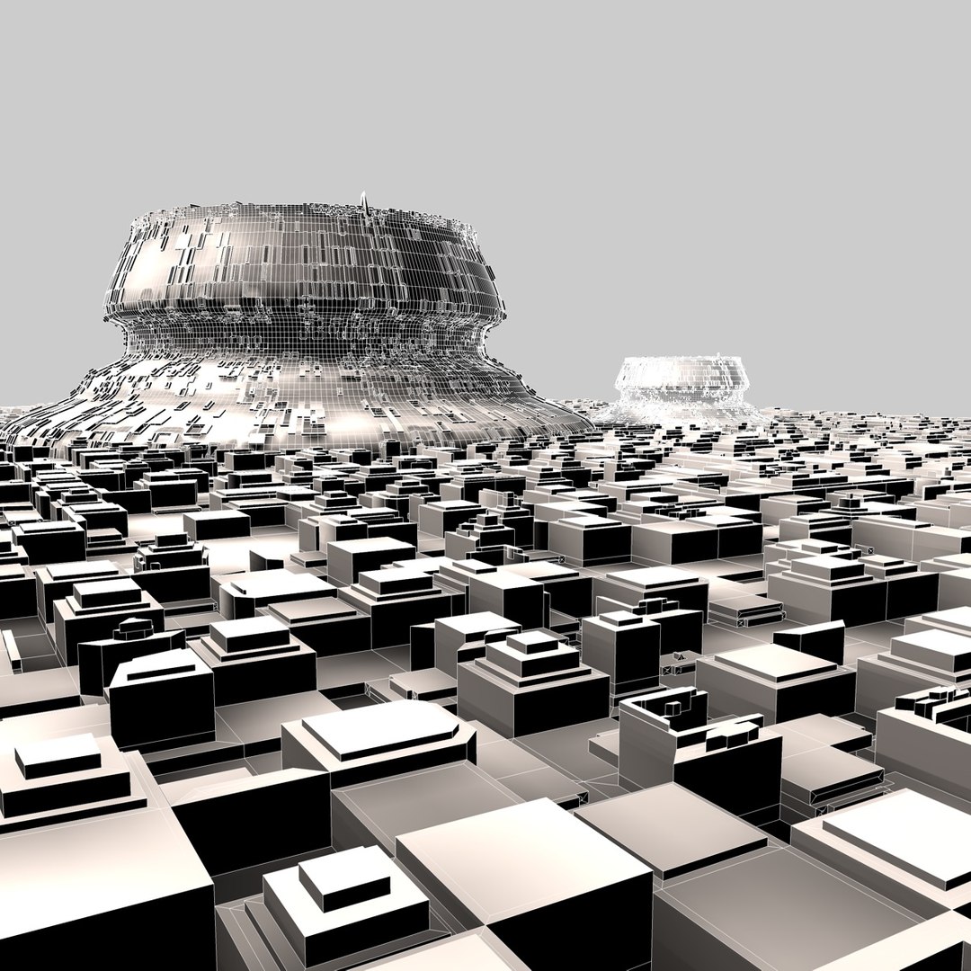 3d simple greeble model