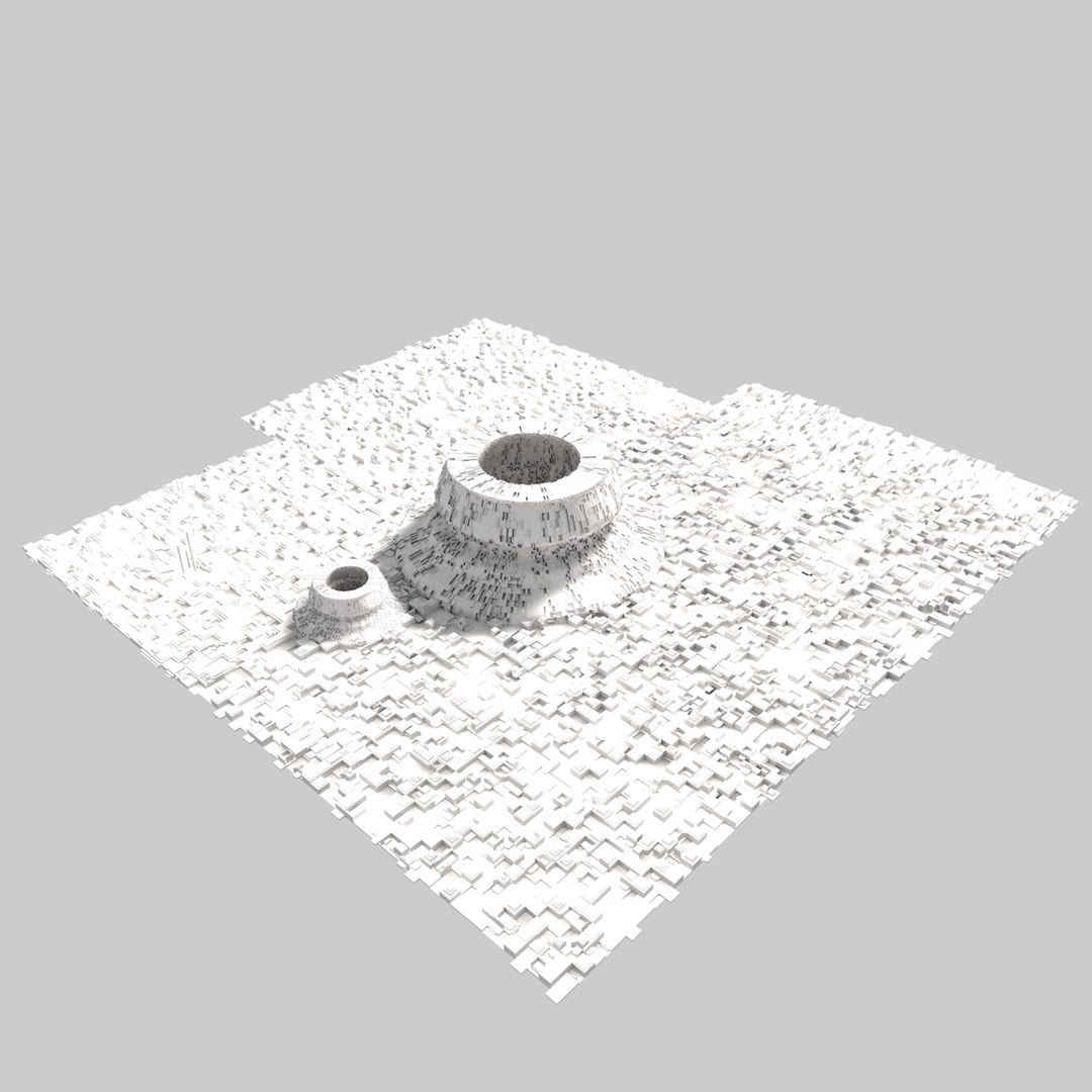 3d simple greeble model