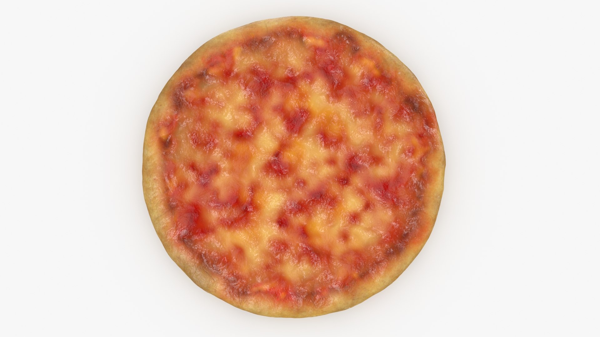 3D Classic Cheese Pizza S - TurboSquid 2271650