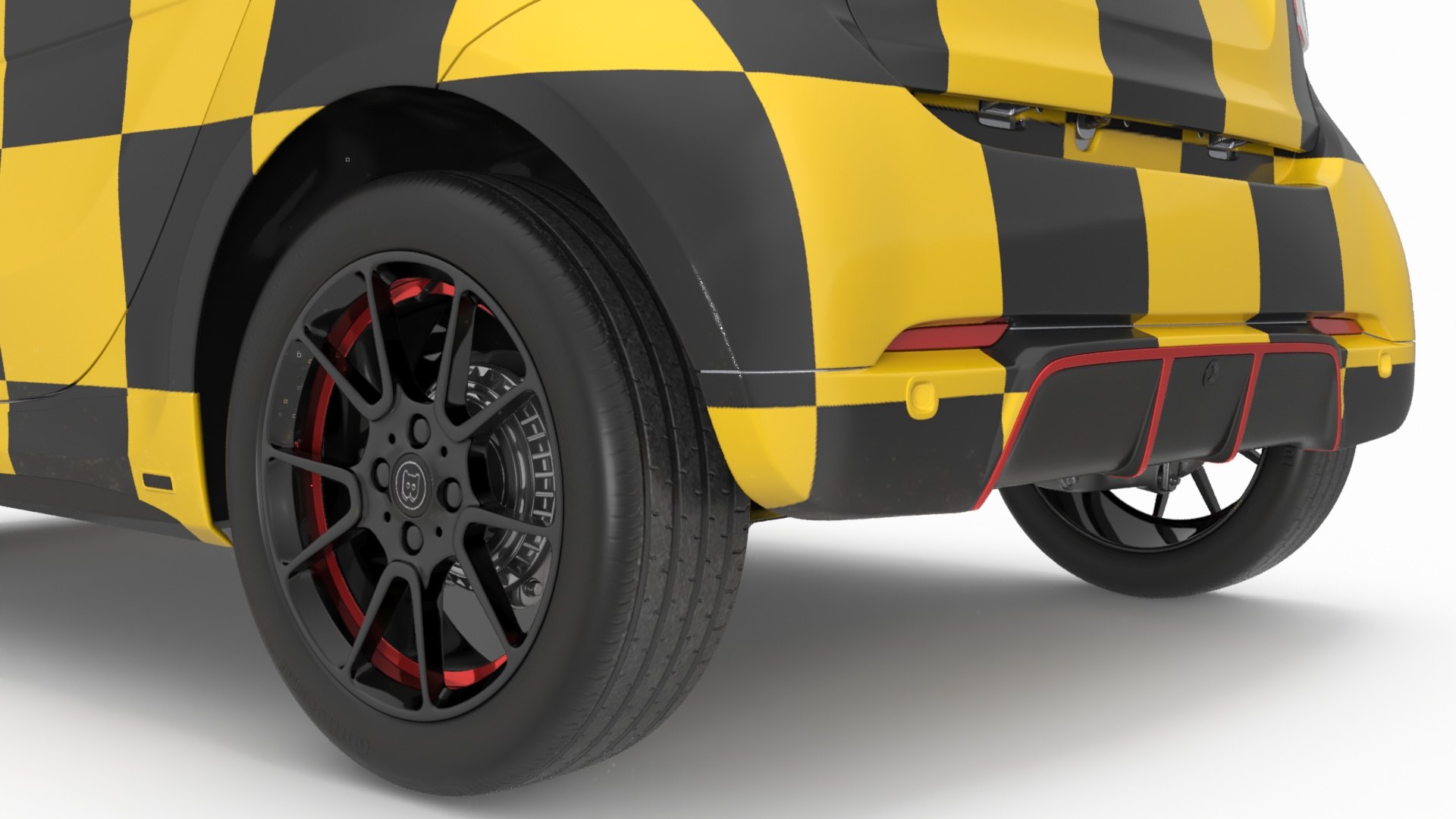 Smart Car Follow Me Airport Vehicle Simplified Model - TurboSquid 2323164