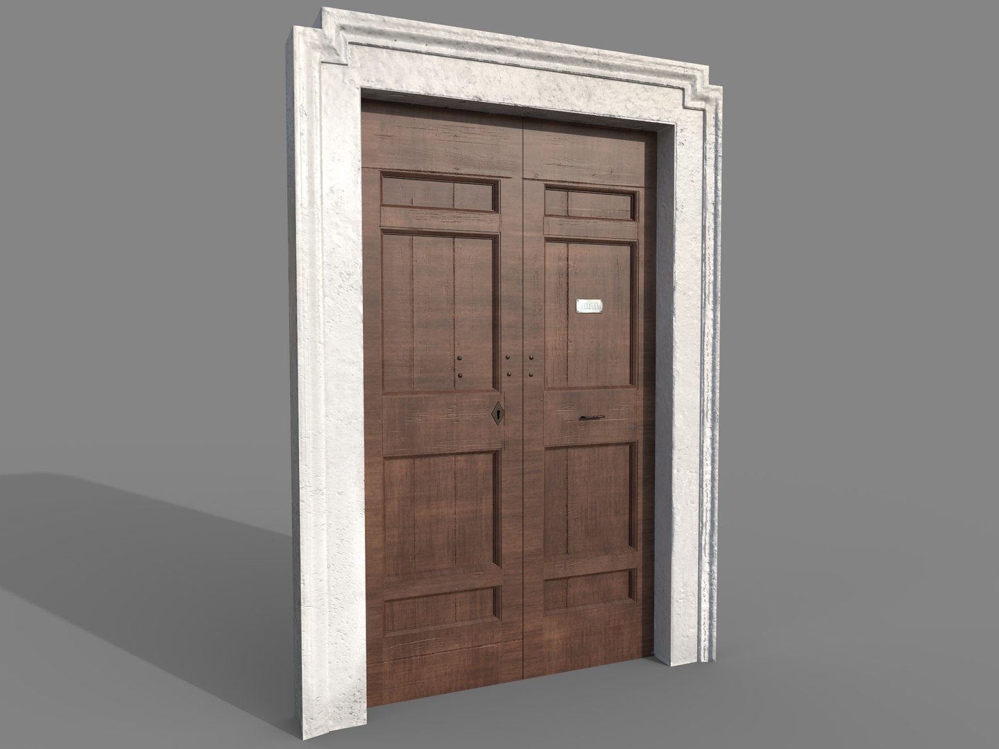 3D Wooden Door 5 Low-poly - TurboSquid 2148196