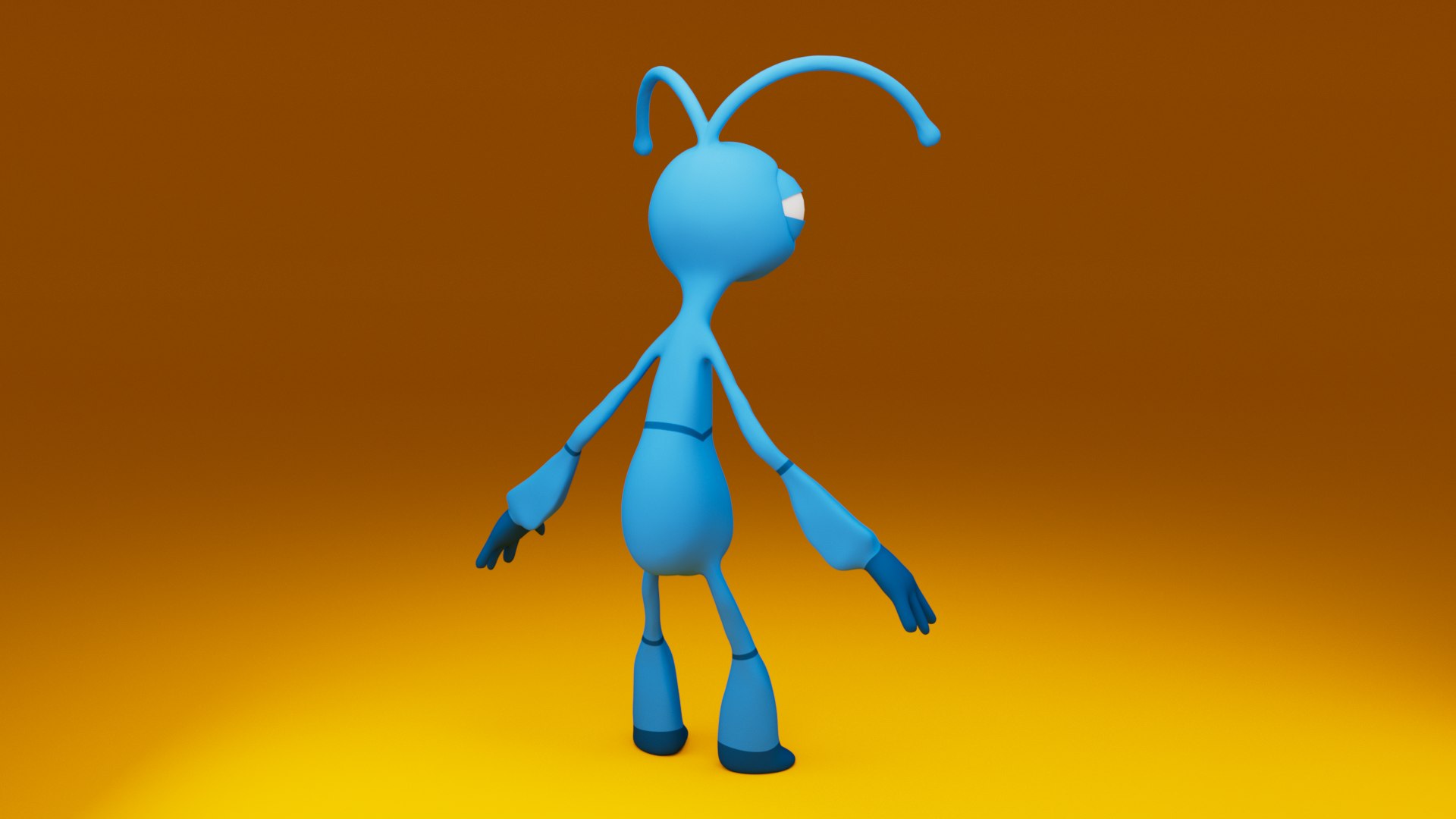 Stylized Cartoon Anthropomorphic Ant 3D Model 3D - TurboSquid 2204490