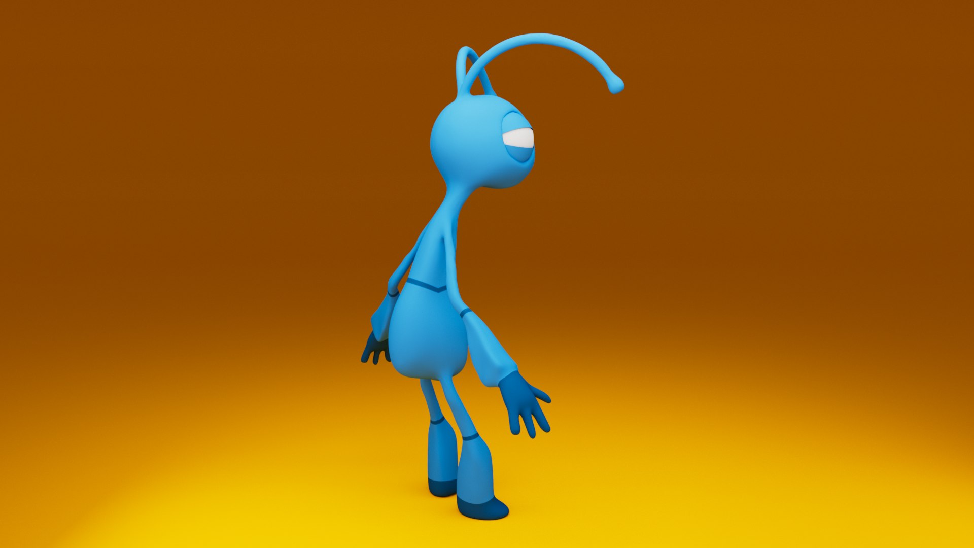 Stylized Cartoon Anthropomorphic Ant 3D Model 3D - TurboSquid 2204490