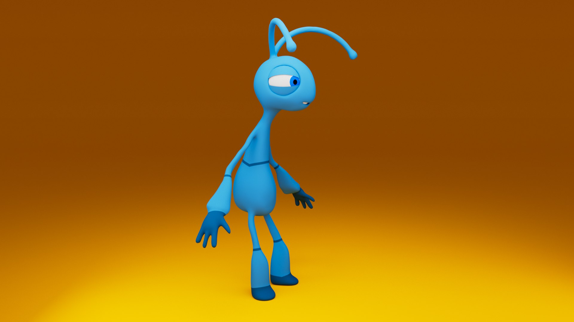 Stylized Cartoon Anthropomorphic Ant 3D Model 3D - TurboSquid 2204490