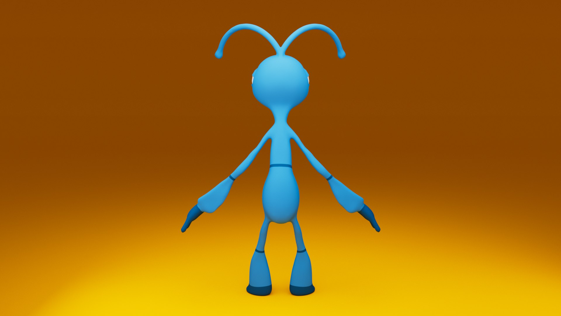 Stylized Cartoon Anthropomorphic Ant 3D Model 3D - TurboSquid 2204490