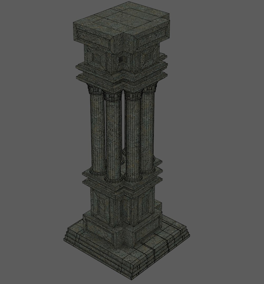 Free 3D Architecture Column Model - TurboSquid 1695748