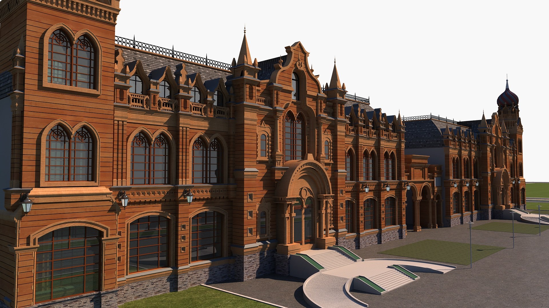 European Style Hotel 1 Model - TurboSquid 2128926