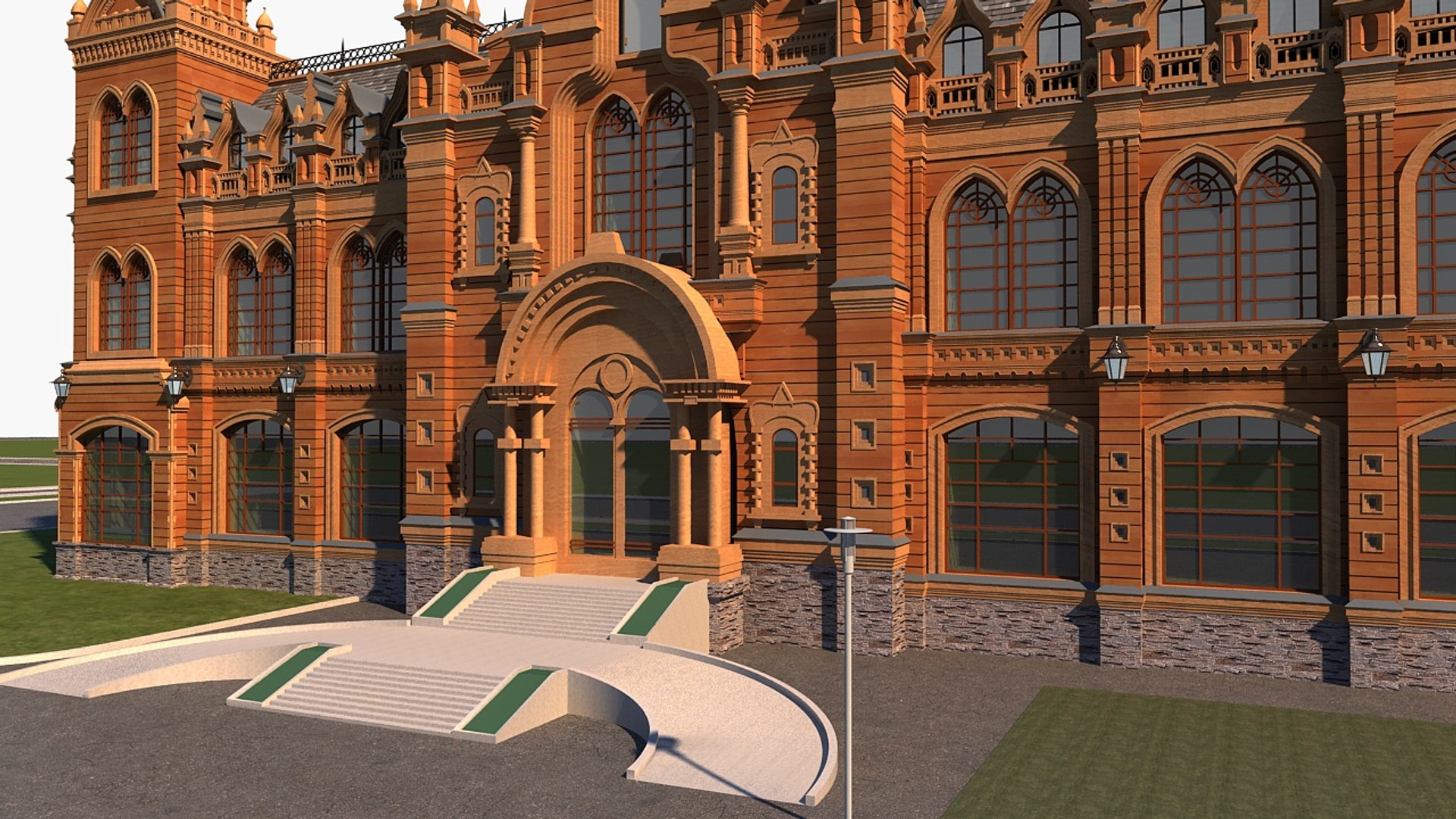 European Style Hotel 1 Model - TurboSquid 2128926