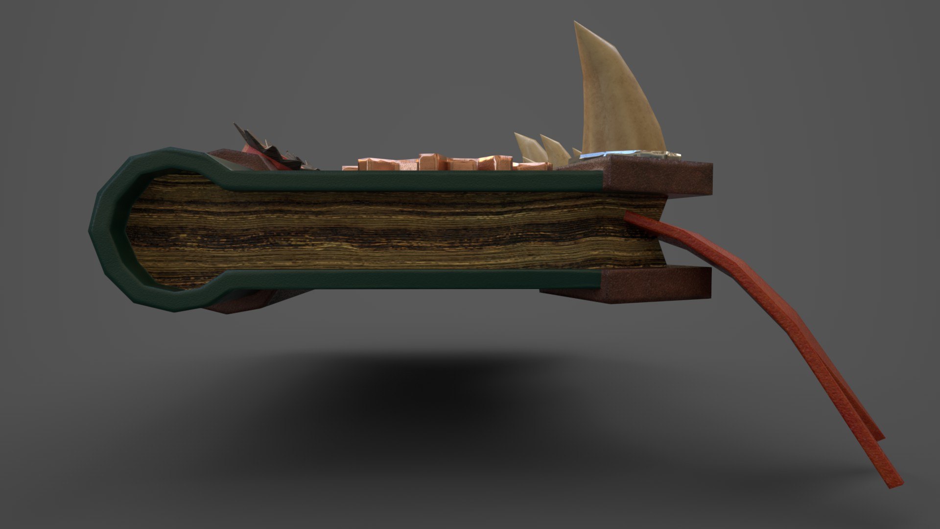 3D Toothy Book Lock - TurboSquid 1421367