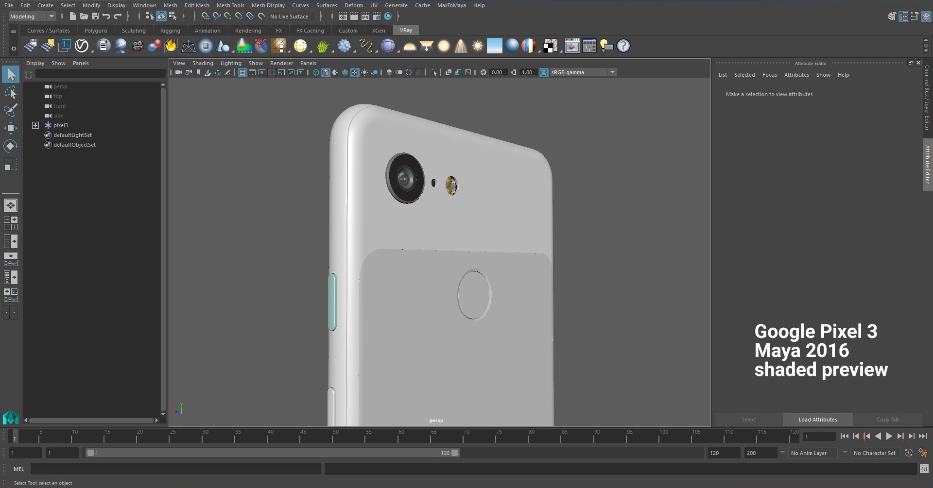 Google pixel 3 3xl 3D model - TurboSquid 1317154