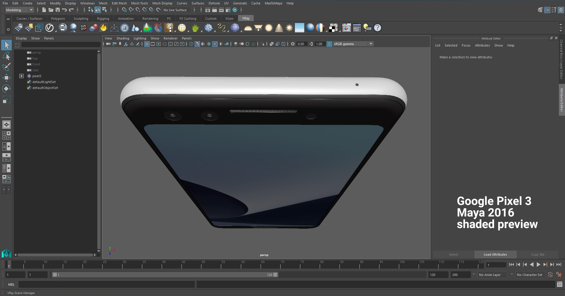 Google pixel 3 3xl 3D model - TurboSquid 1317154
