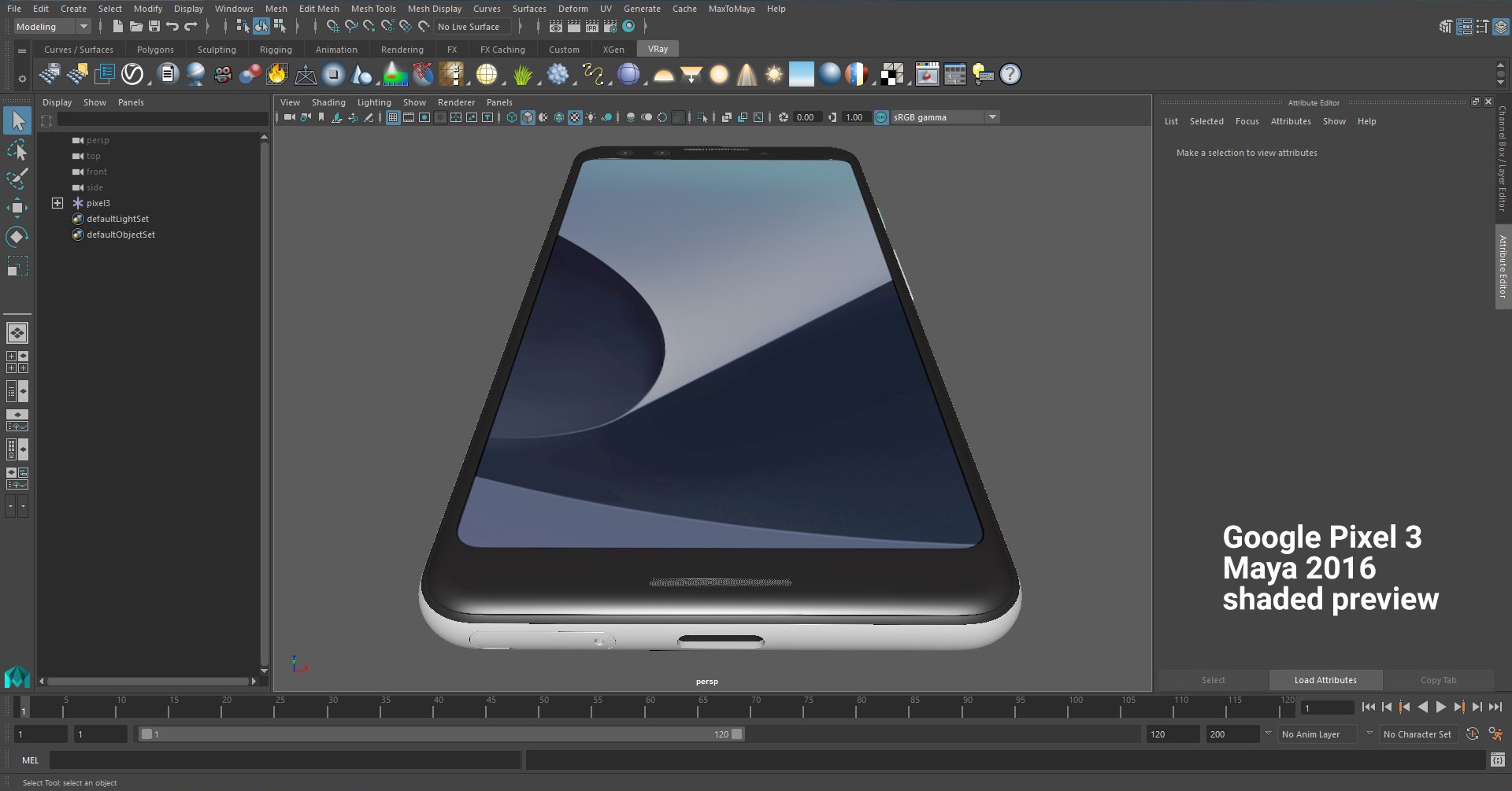 Google pixel 3 3xl 3D model - TurboSquid 1317154