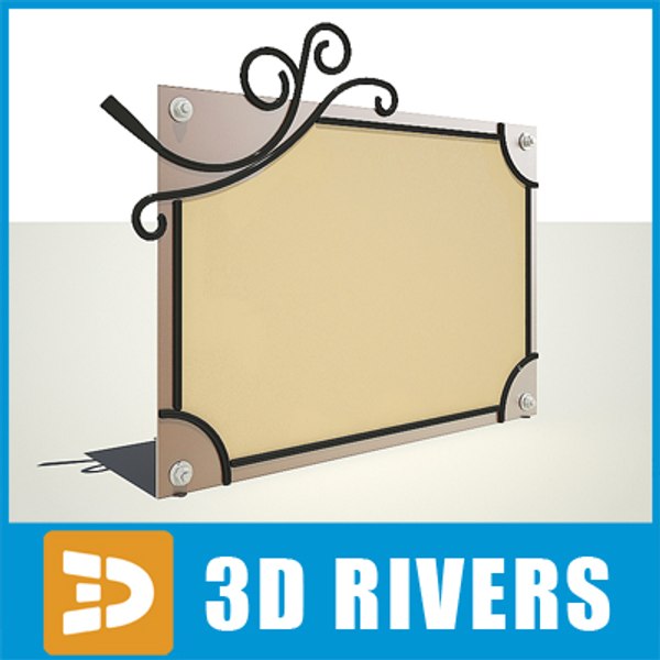 Free Name Plate 3D Models for Download | TurboSquid