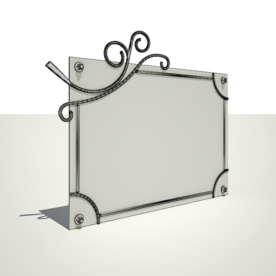 Free Street Sign 3d Model