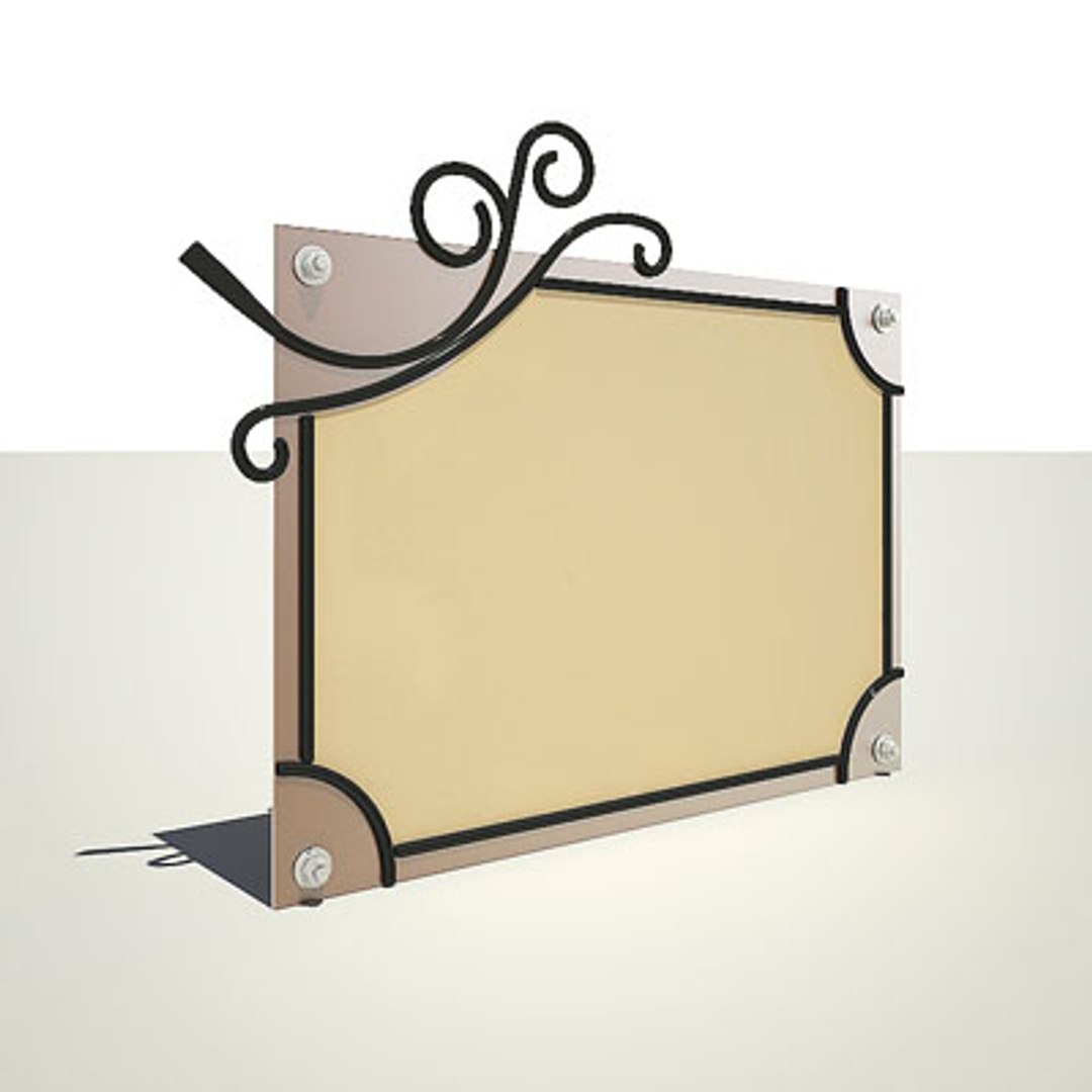 Free Street Sign 3d Model