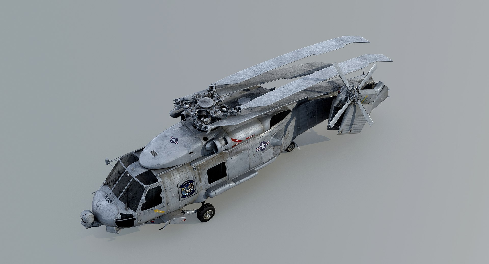 sikorsky sh-60b seahawk 3d model