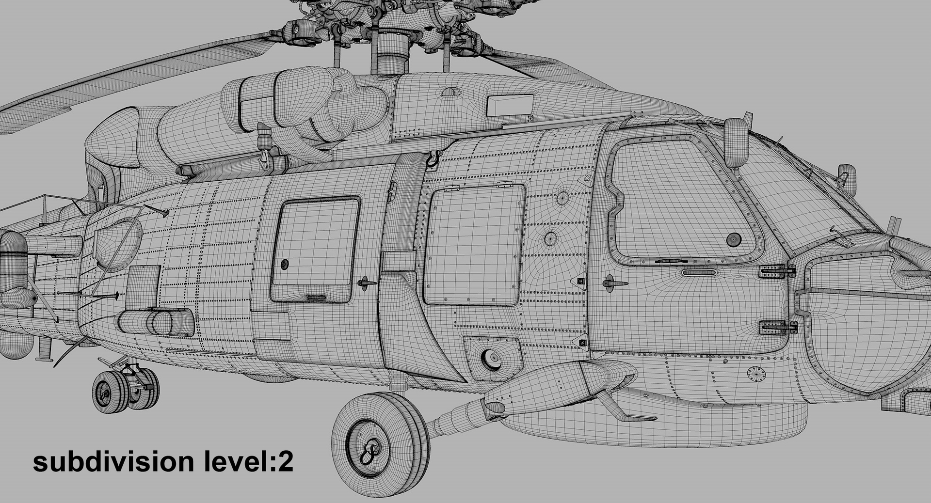 sikorsky sh-60b seahawk 3d model
