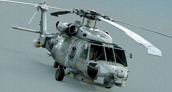 sikorsky sh-60b seahawk 3d model