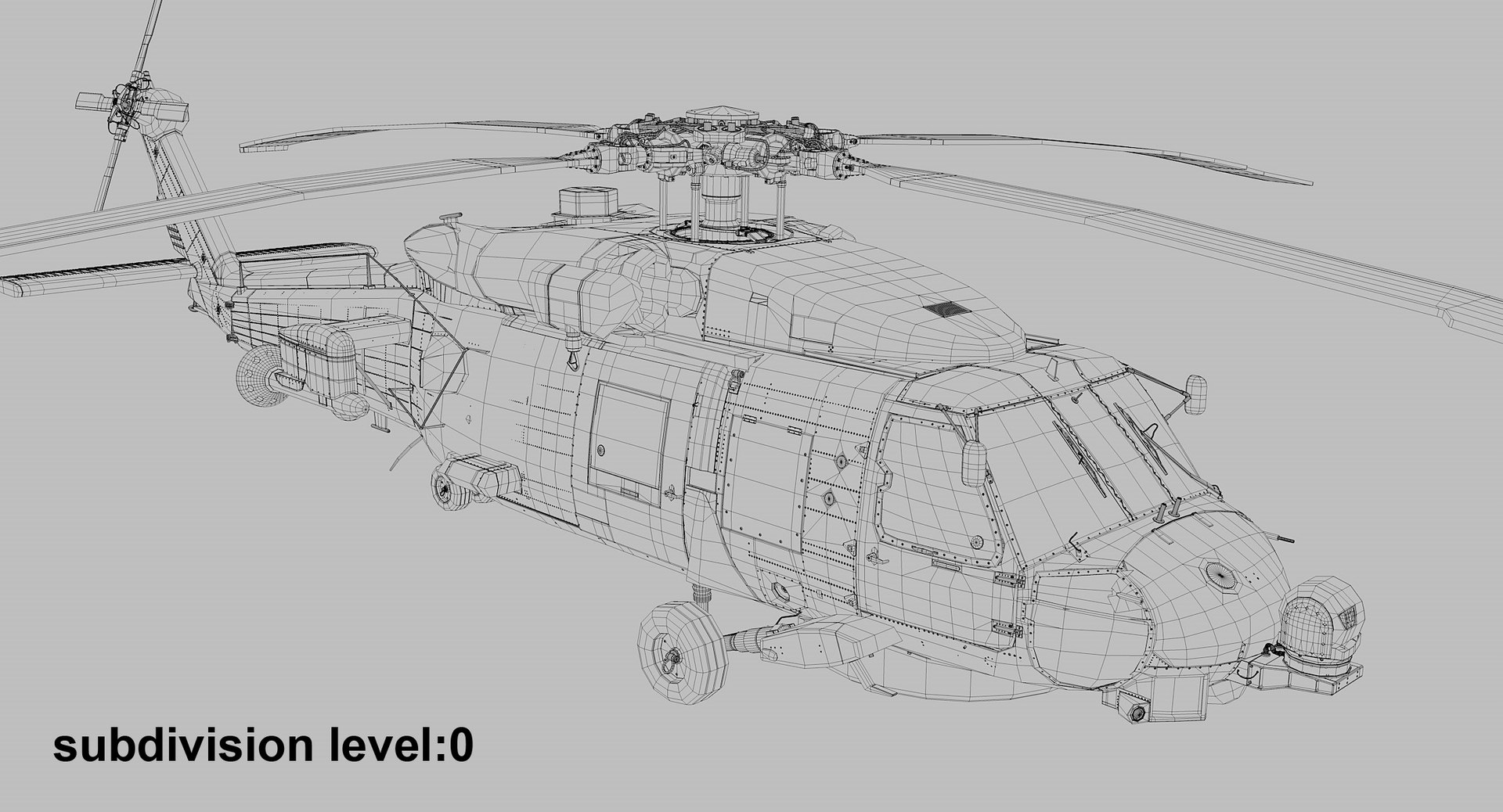sikorsky sh-60b seahawk 3d model