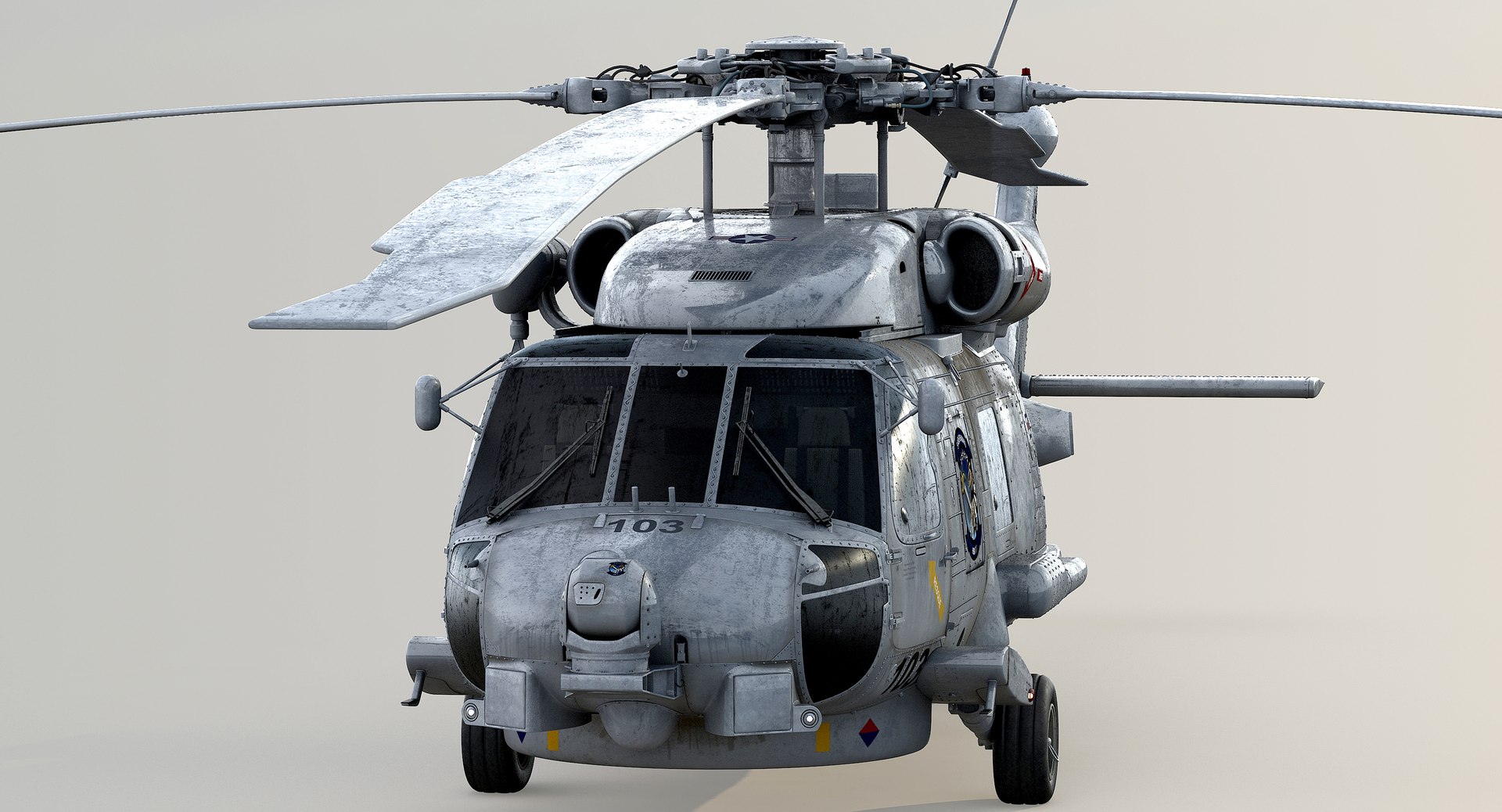 Sikorsky Sh-60b Seahawk 3d Model