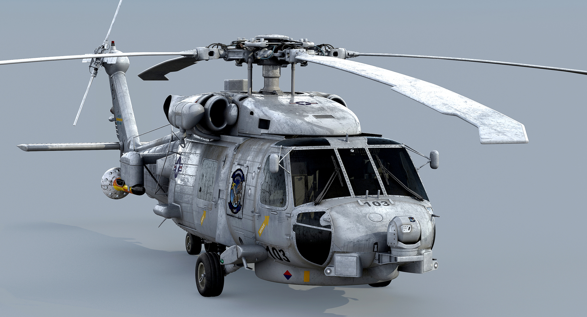 sikorsky sh-60b seahawk 3d model