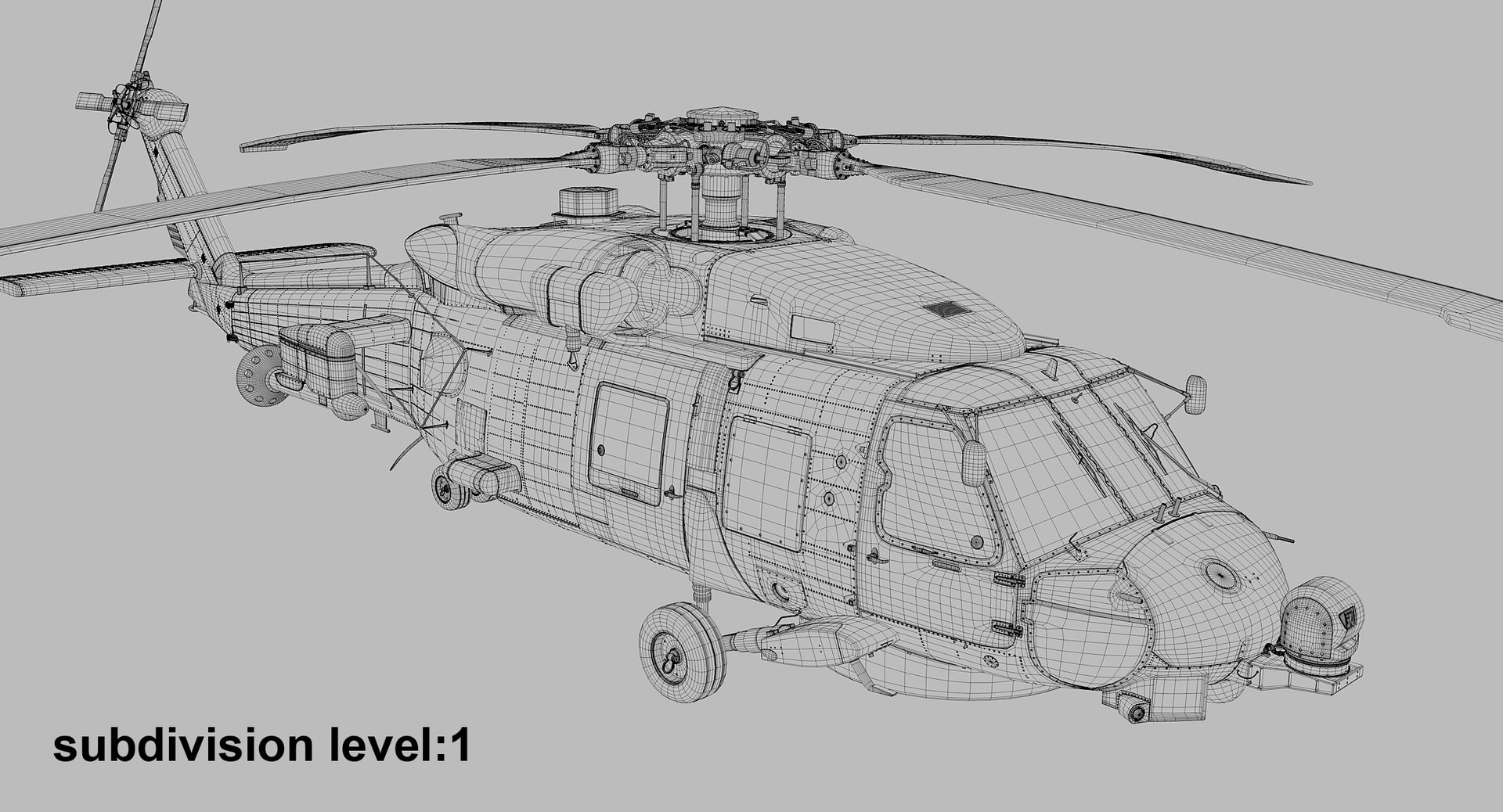 sikorsky sh-60b seahawk 3d model