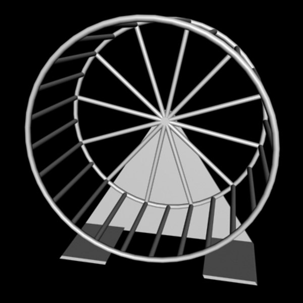 hamster wheel 3d model