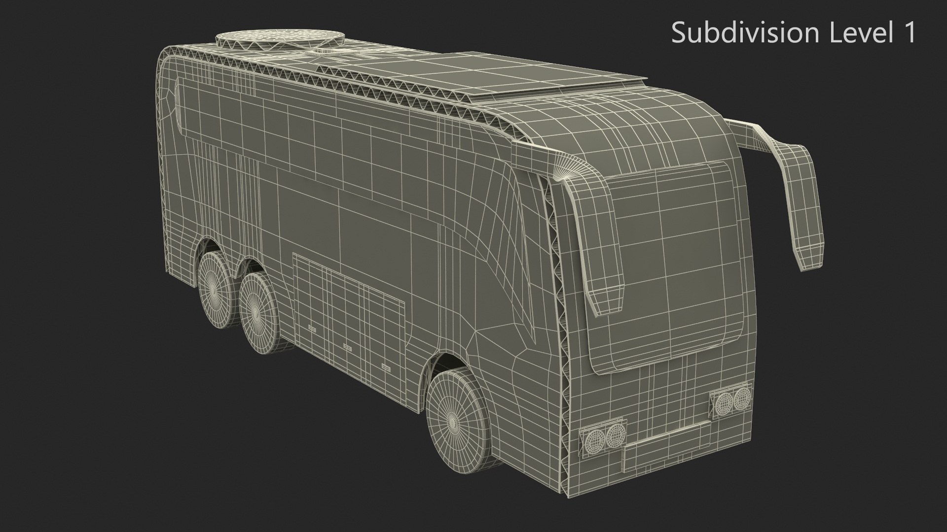 3D Model Cardboard Toy Bus - TurboSquid 2216633